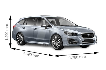 Medidas de coches Subaru